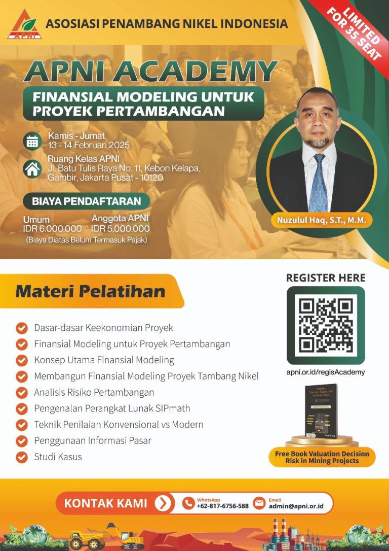 Program Perdana APNI 2025: APNI Academy Class Sektor Pertambangan ...